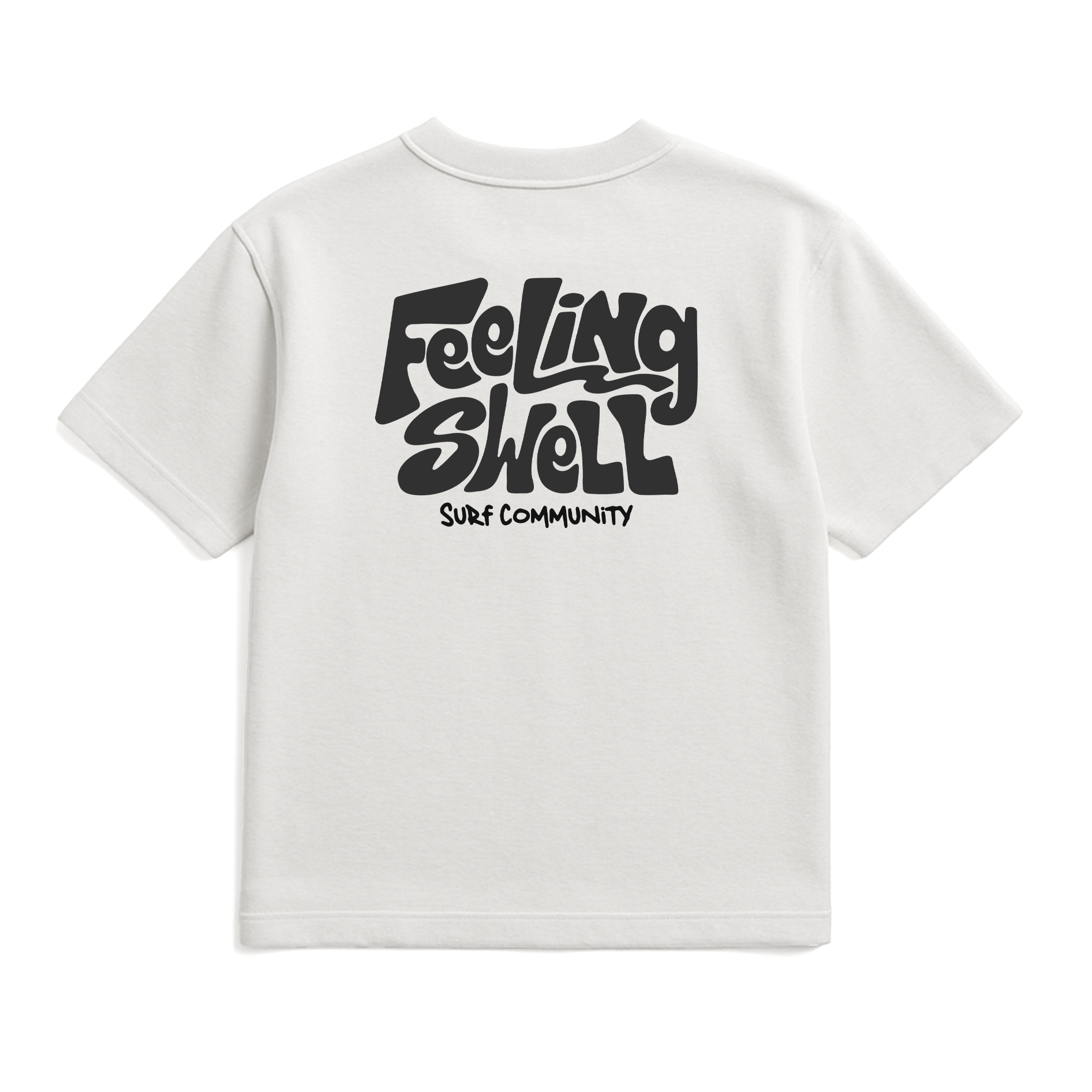 Logo Tee | White – Feeling Swell